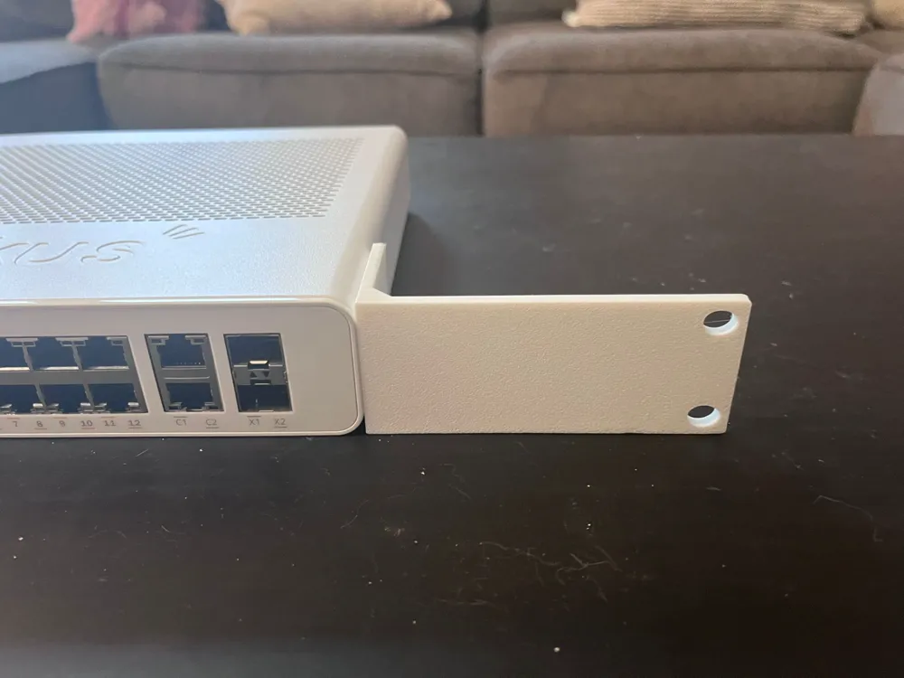 Network Switch Rack Ear Rack Mount Ruckus Switch by Nick - MakerWorld
