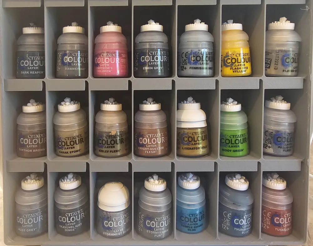 Citadel Paint Bottle Gridfinity Stackable Case by Rhx3d MakerWorld ...