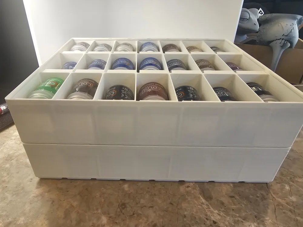 Citadel Paint Bottle Gridfinity Stackable Case by Rhx3d MakerWorld ...