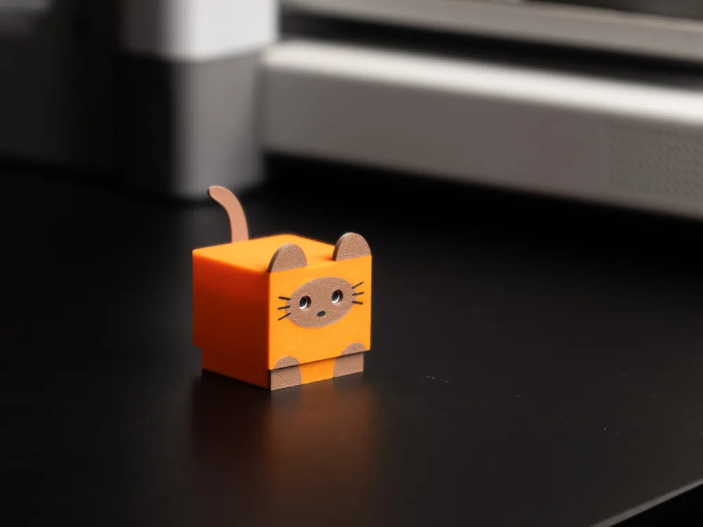 Kitten Push Fidget Toy by Fun3D Print - MakerWorld