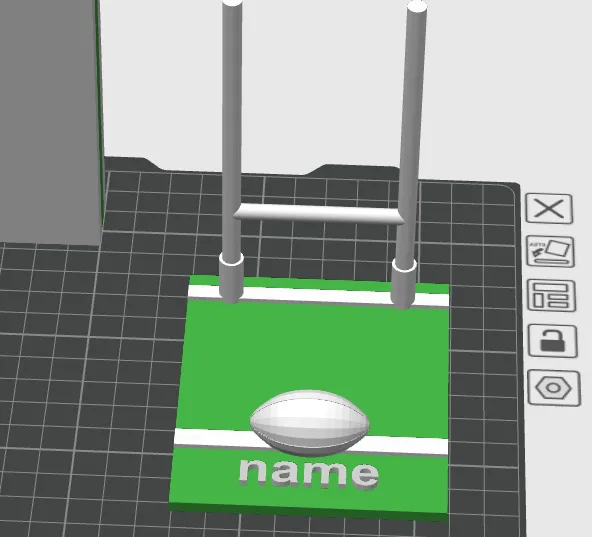 rugby customizable phone holder by ablackravenstan - MakerWorld