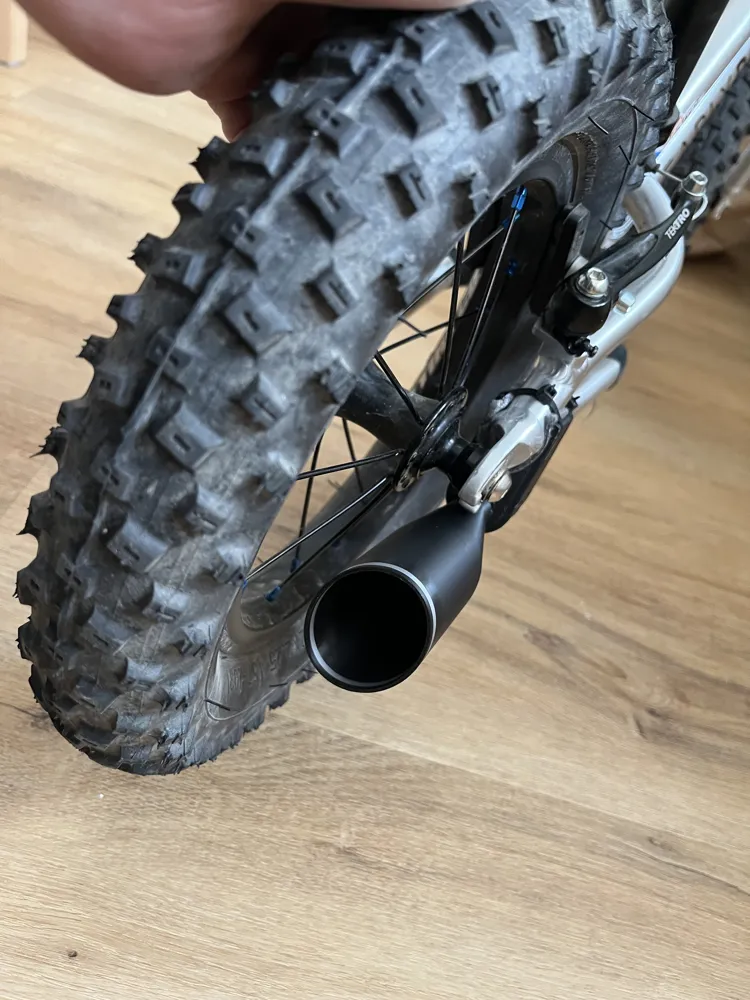 Turbo Exhaust Pipe for Kid’s Bike v 1.1 - Free 3D Print Model - MakerWorld