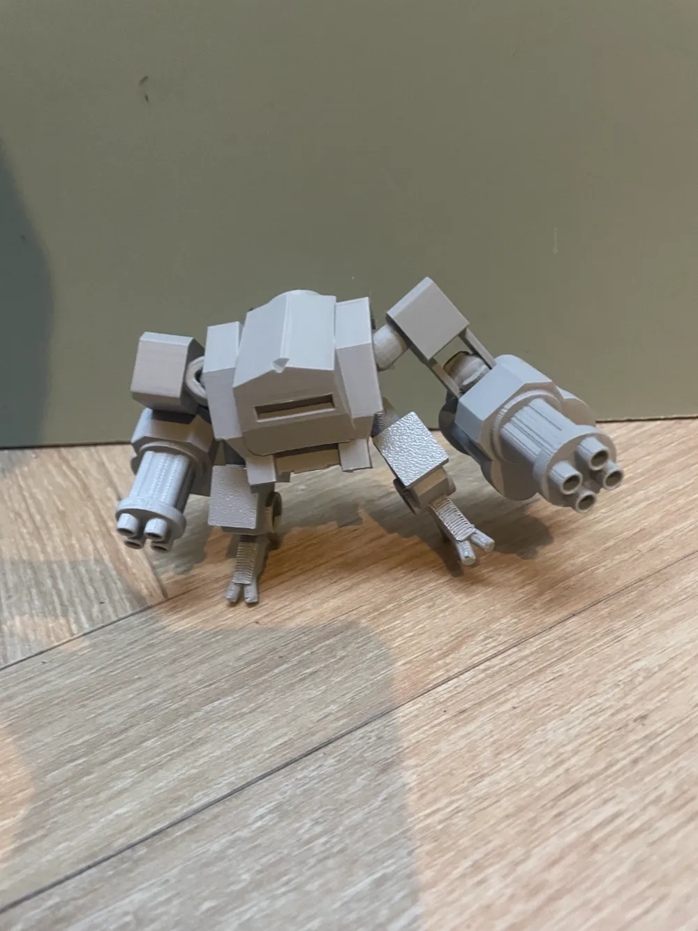Minigun Mech - Free 3D Print Model - MakerWorld