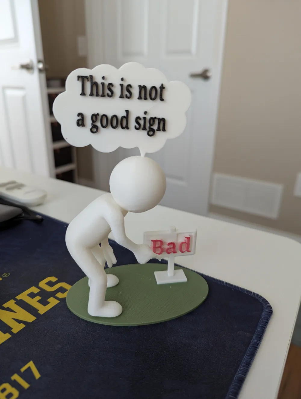 Bad Sign - Free 3D Print Model - MakerWorld