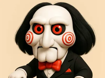 Jigsaw - Horror Figure for 3D Printing by picameco MakerWorld: Download ...