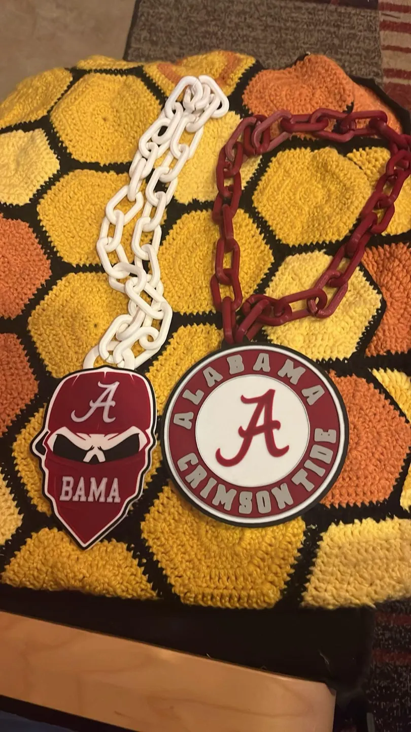 Alabama Crimson Tide Skull Chain BAMA by McThuggo MakerWorld: Download ...