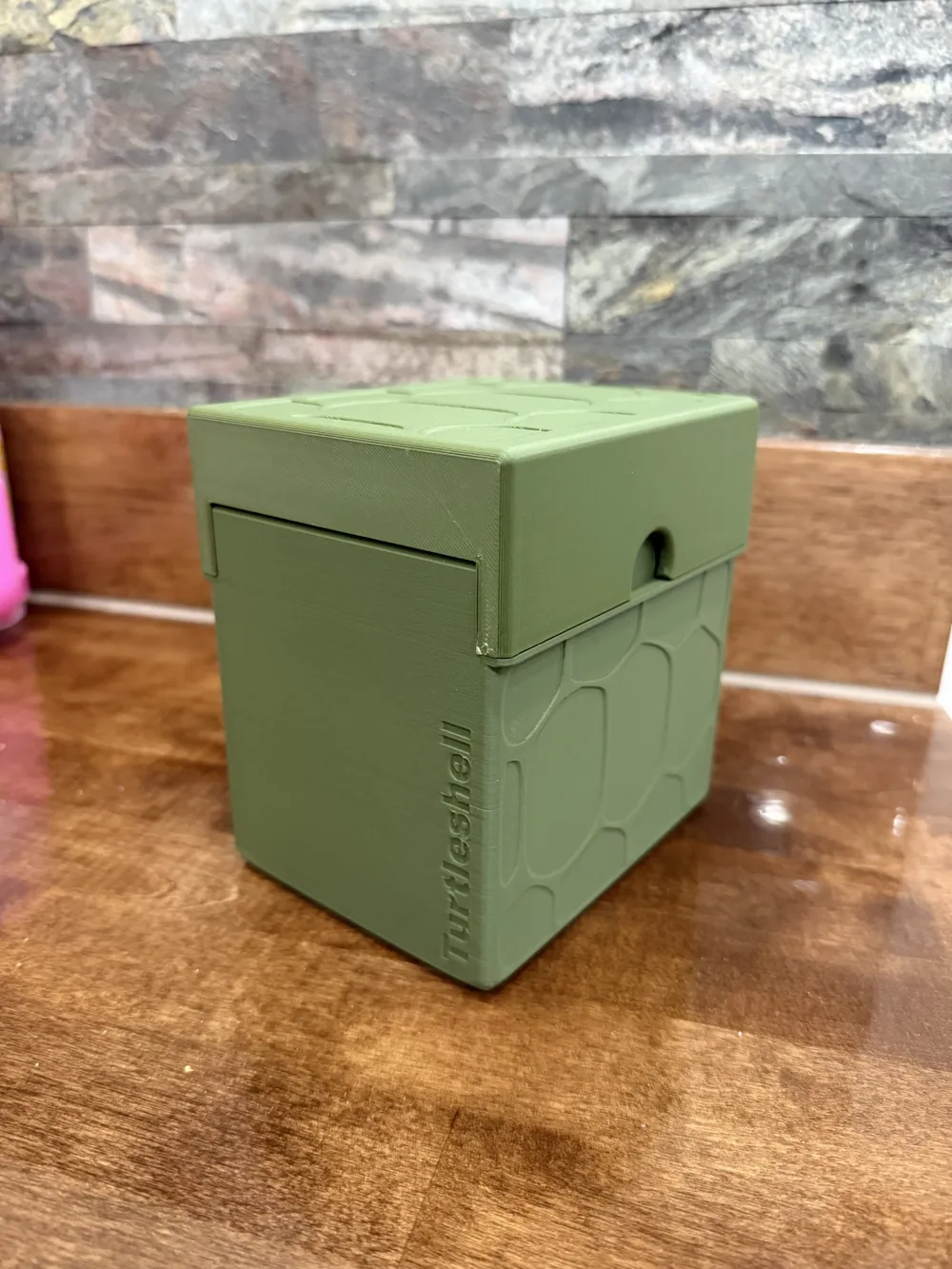 "Turtle Shell" TCG card box - Free 3D Print Model - MakerWorld