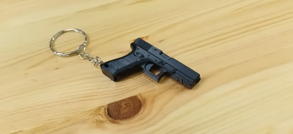 Gun Glock keychain - Free 3D Print Model - MakerWorld
