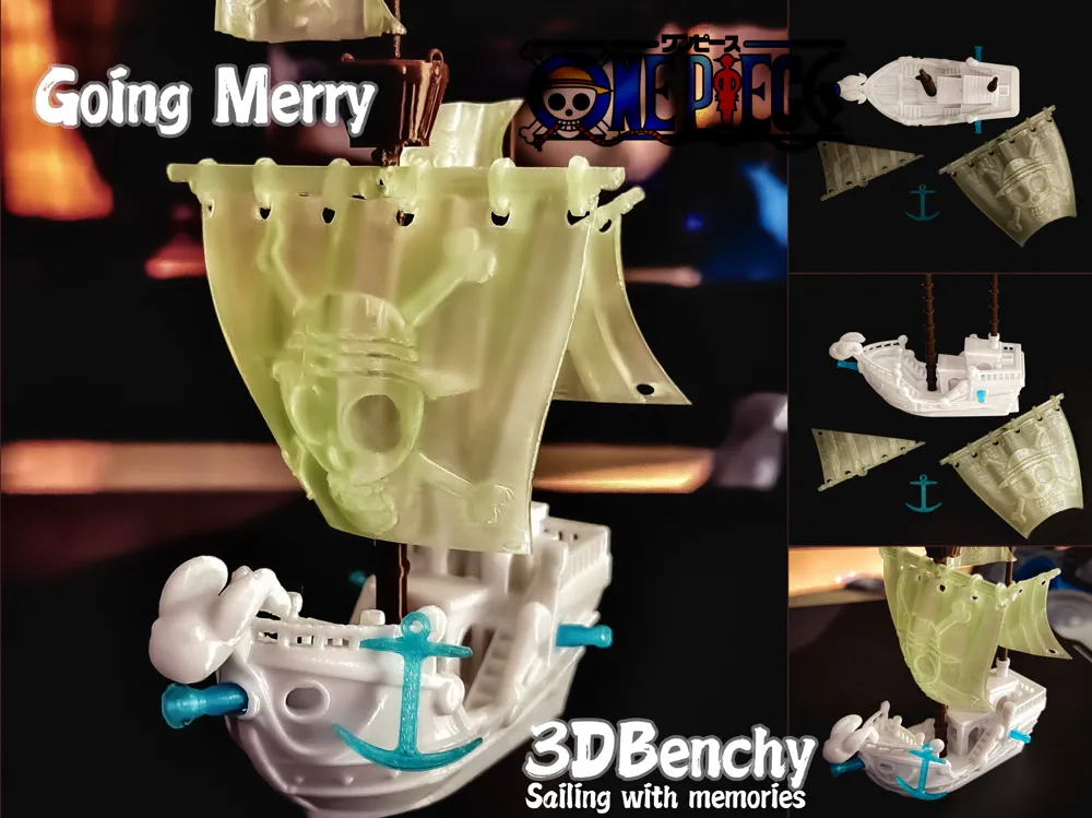 Sailing with Memories | Going Merry 3DBenchy by LargETurtlE MakerWorld ...
