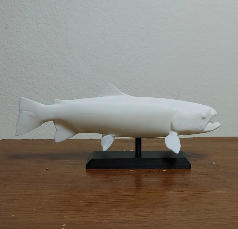 Rainbow Trout Fish Mount 2 by Fish Prints MakerWorld: Download Free 3D ...