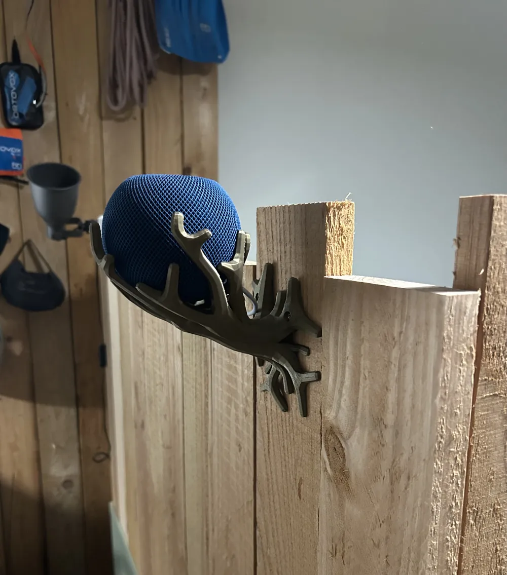 HomePod Mini Wall Mount – Tree Design - Free 3D Print Model - MakerWorld