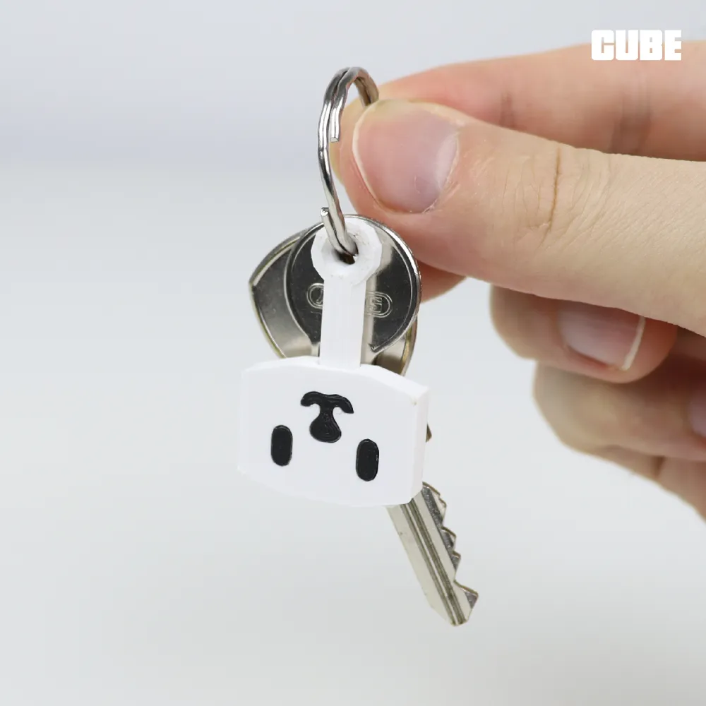 PRINT-IN-PLACE KEYCHAINS by cube3dworld - MakerWorld