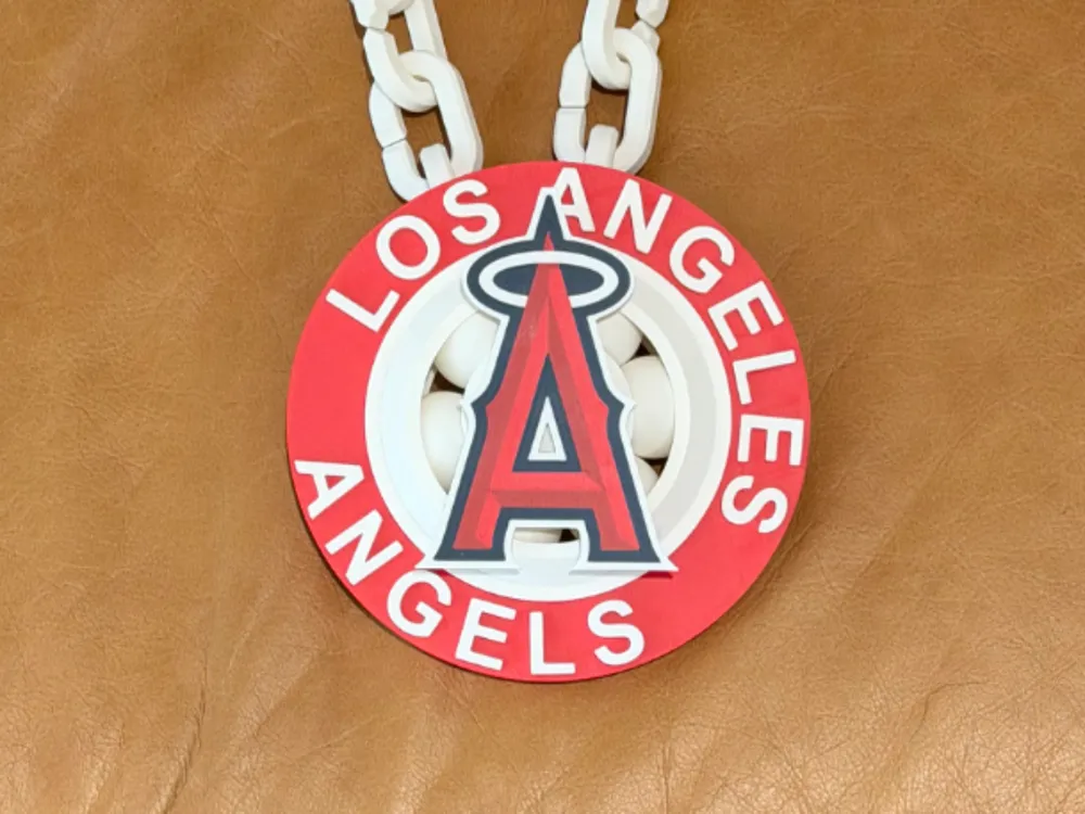 Los Angeles Angels Spinner Chain - Free 3D Print Model - MakerWorld