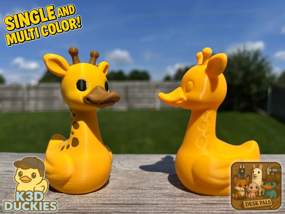Giraffe Duck by K3DPrint MakerWorld: Download Free 3D Models