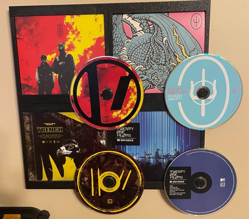 Modular CD Wall Display by eferg - MakerWorld