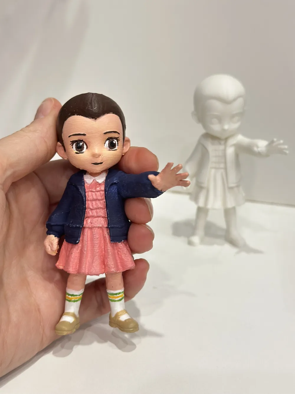 Eleven, Stylized Girl Figurine, 3D Printable Model - Free 3D Print ...