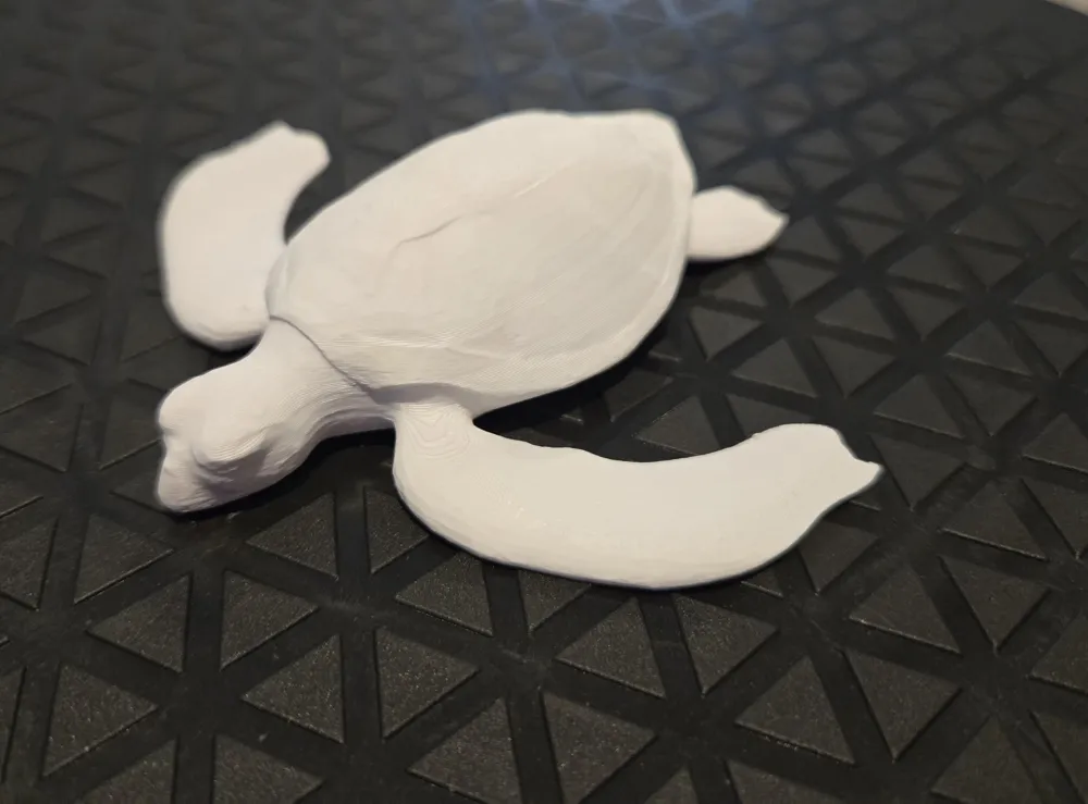 Sea Turtle Laying Flat Model Sculpture by Naude Boyz MakerWorld ...