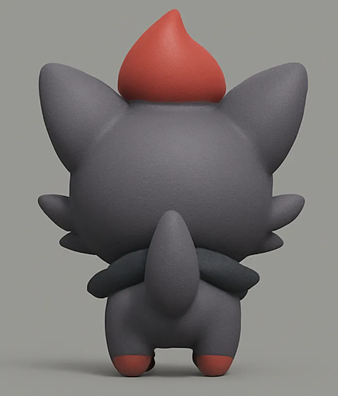 Pokémon-Chibi: Zorua - Free 3D Print Model - MakerWorld