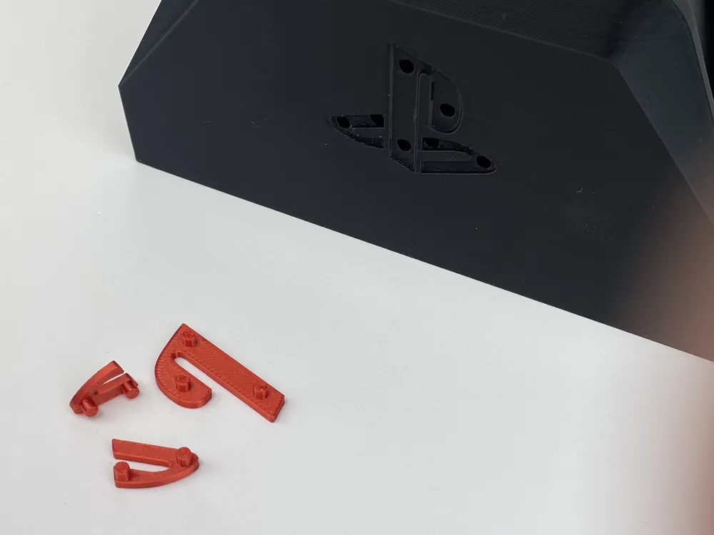 Dual PS5 Controller Holder With Playstation Logo - Free 3D Print Model ...