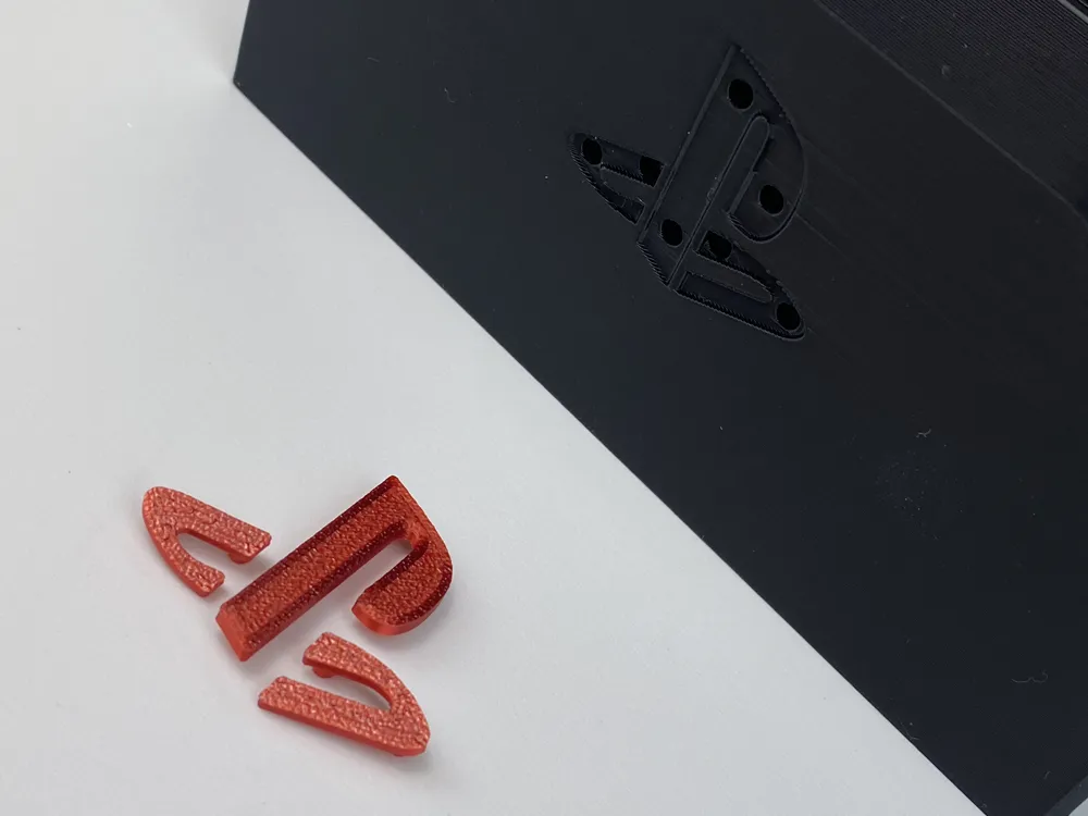 Dual PS5 Controller Holder With Playstation Logo - Free 3D Print Model ...