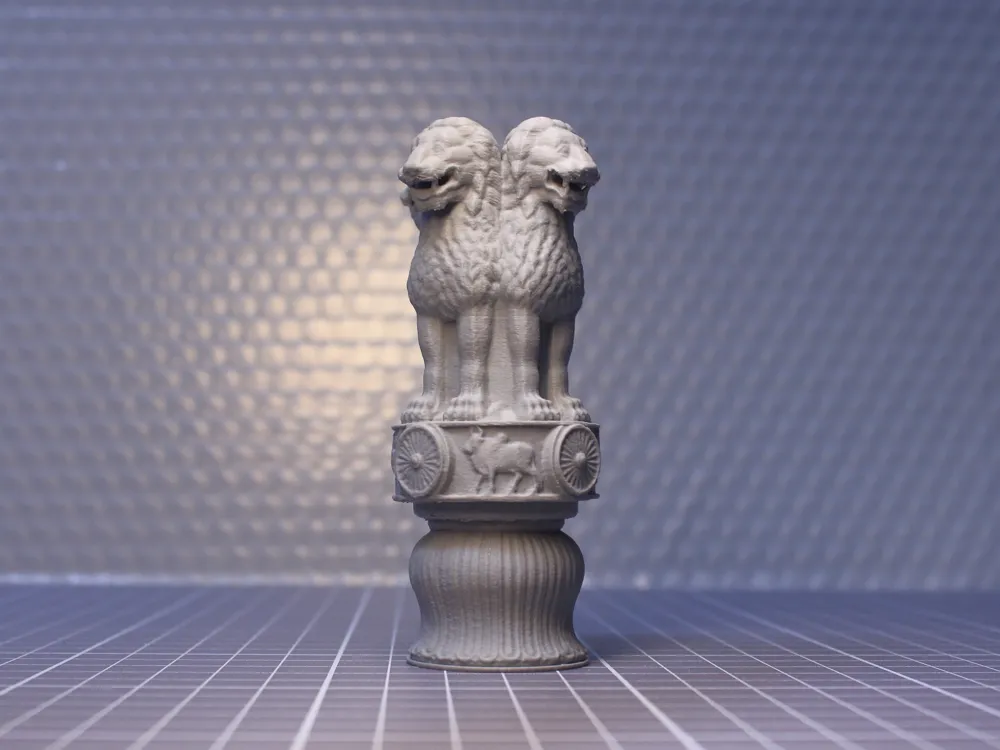 Ashoka Pillar - Free 3D Print Model - MakerWorld
