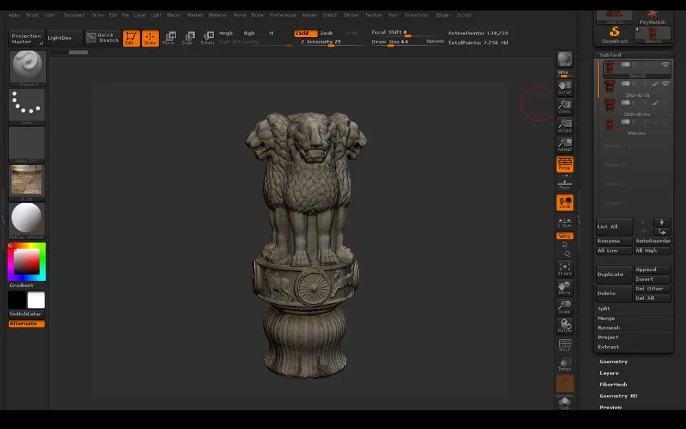 Ashoka Pillar - Free 3D Print Model - MakerWorld