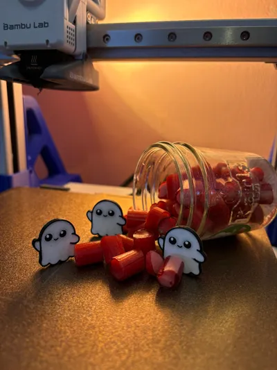 Cute ghosts want to steal your candy! - Halloween by P&F 3D - MakerWorld