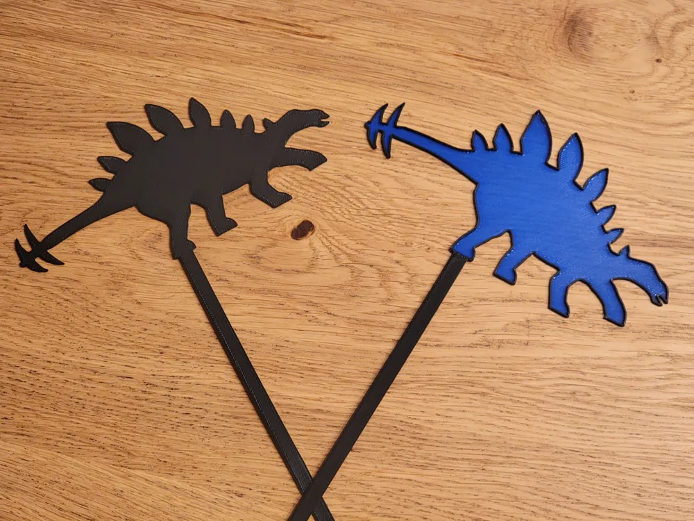 Colorful Dinosaur Shadow Puppets by aztec_chicken MakerWorld: Download ...