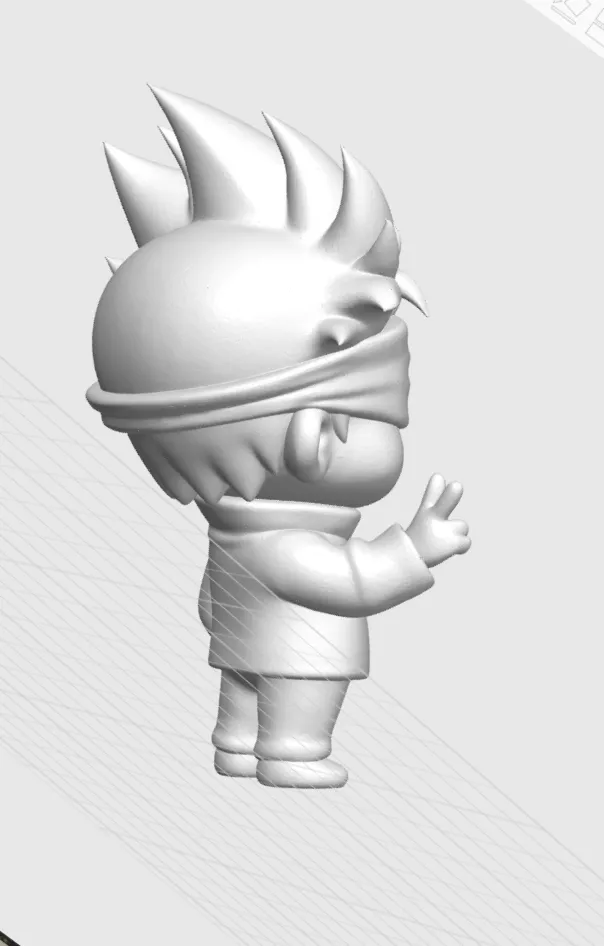 JuJutsu Kaisen Gojo Inspired Model. Chibi Style - Free 3D Print Model ...