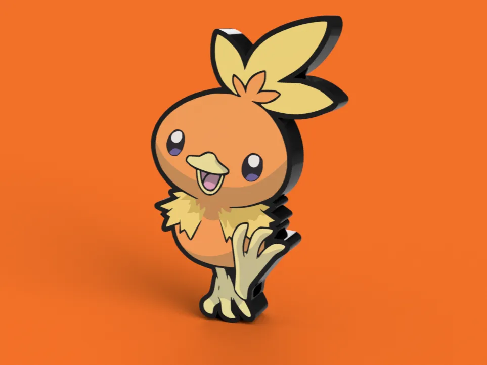 Torchic Lightbox by Sitsero - MakerWorld