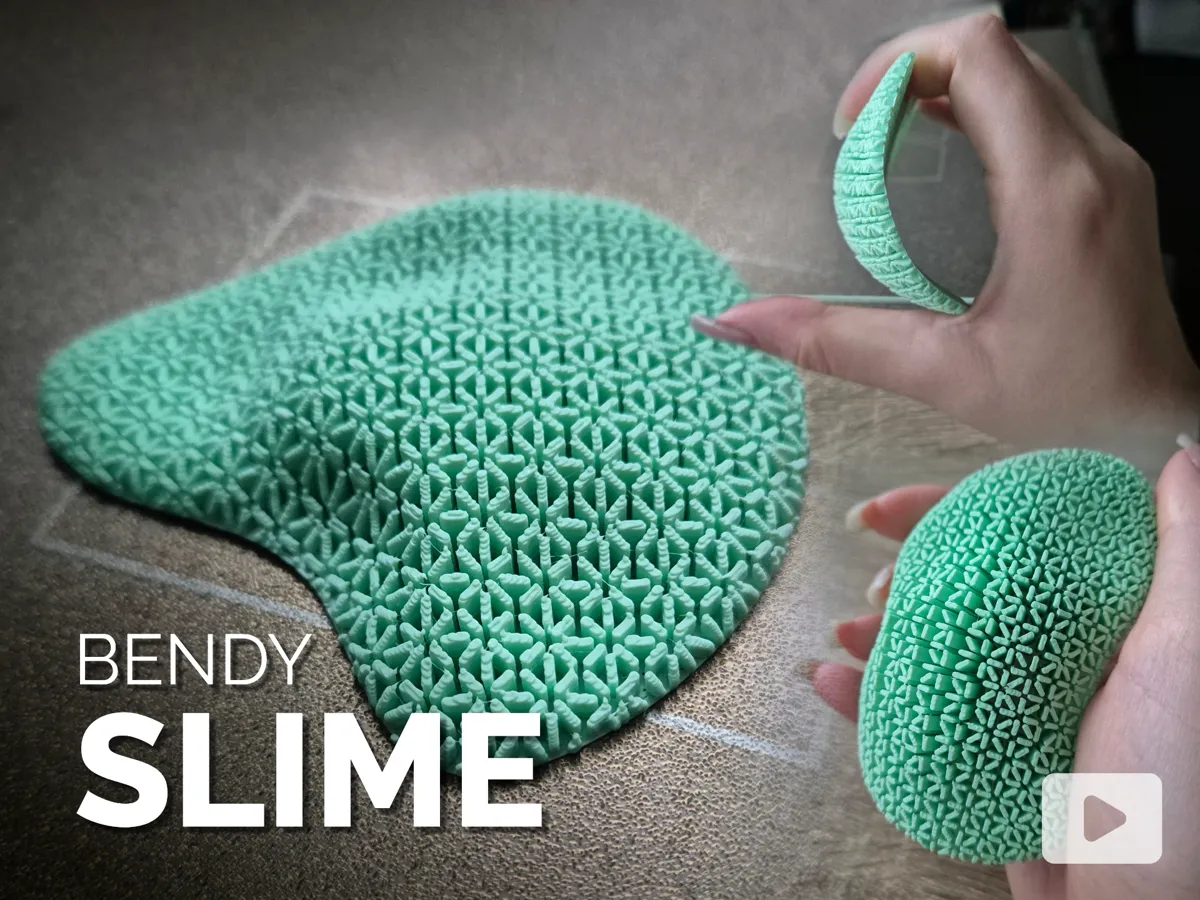 A Bendy Slime Desk Fidget by squishy.dango MakerWorld: Download Free 3D ...