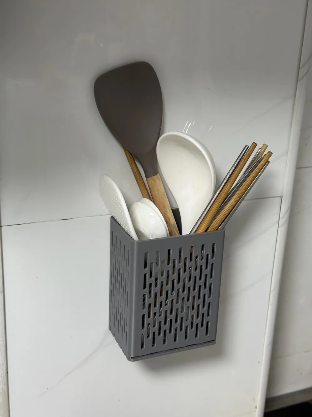 Chopstick holder (sloped bottom plus hollowed out, super drainage and ...