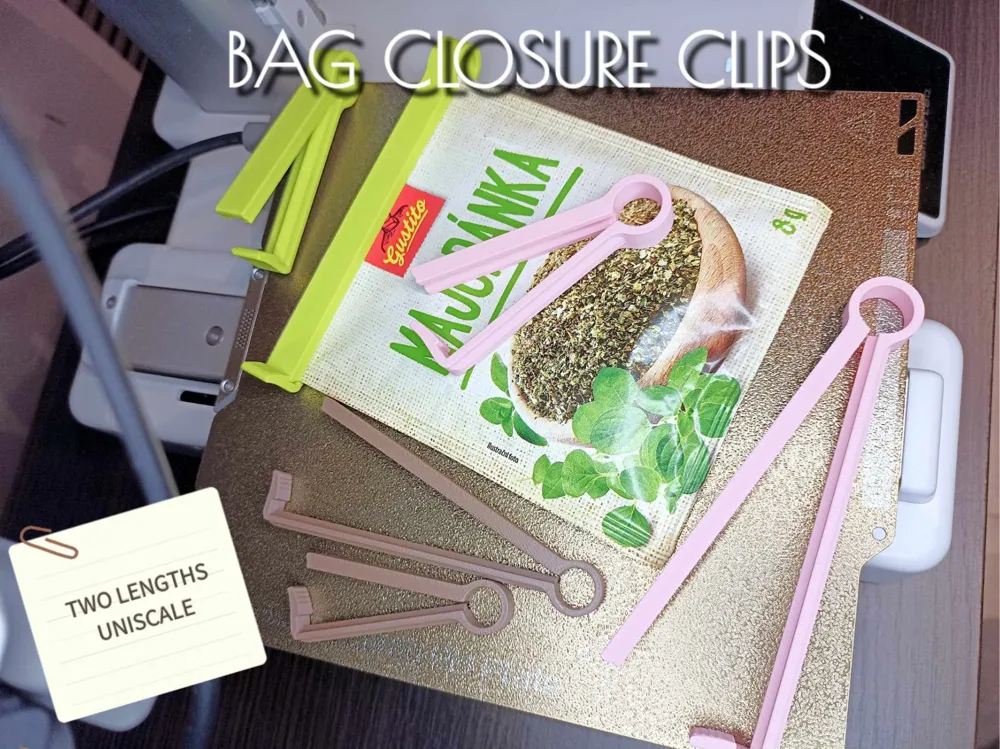 Bag Closure Clips, Candies, Bags, Spices by VD15 - MakerWorld