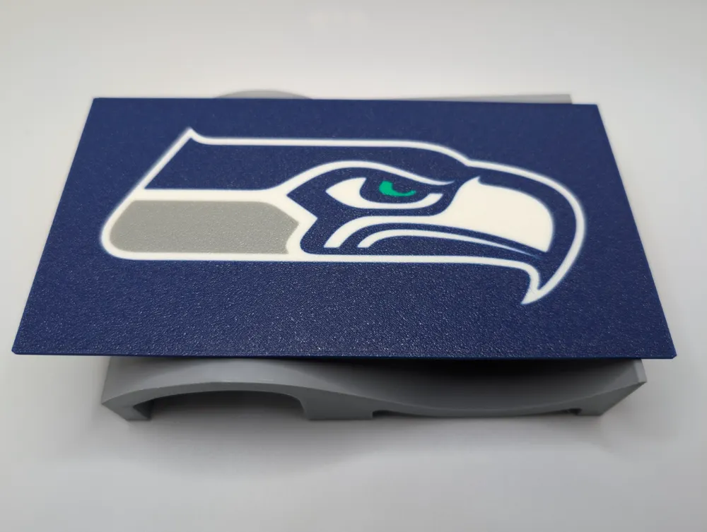 Seahawks Flag / Plate by Sage Prints and DesignMakerWorld: Download ...