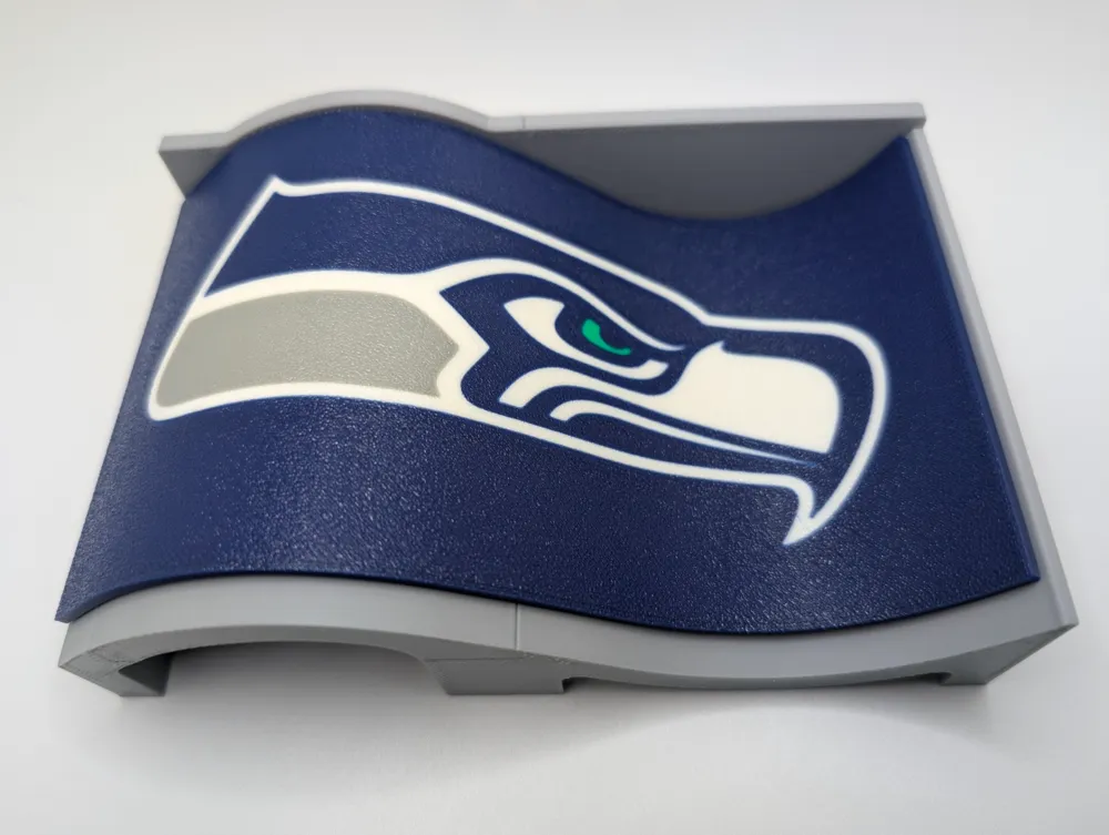 Seahawks Flag / Plate by Sage Prints and DesignMakerWorld: Download ...