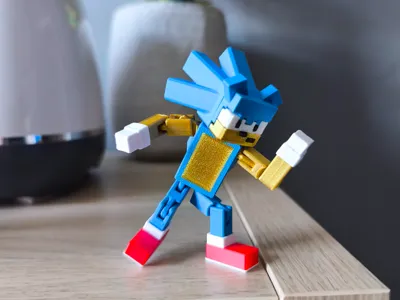 sonic the hedgehog 3d print model download - MakerWorld