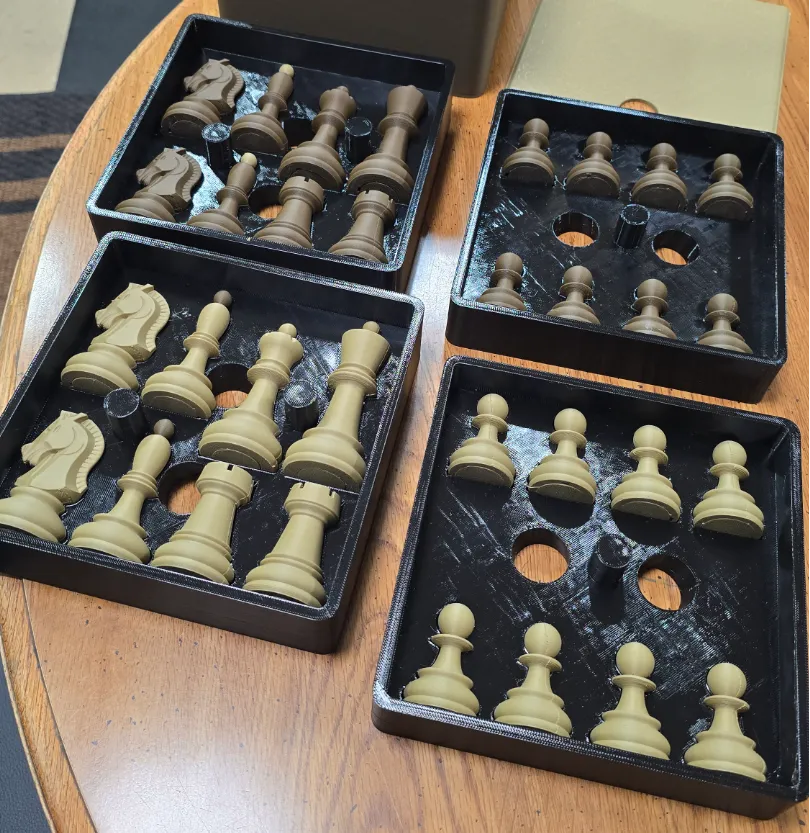 Case for a Dubrovnik 1960 Bobby Fischer Chess Set by Youngbru - MakerWorld