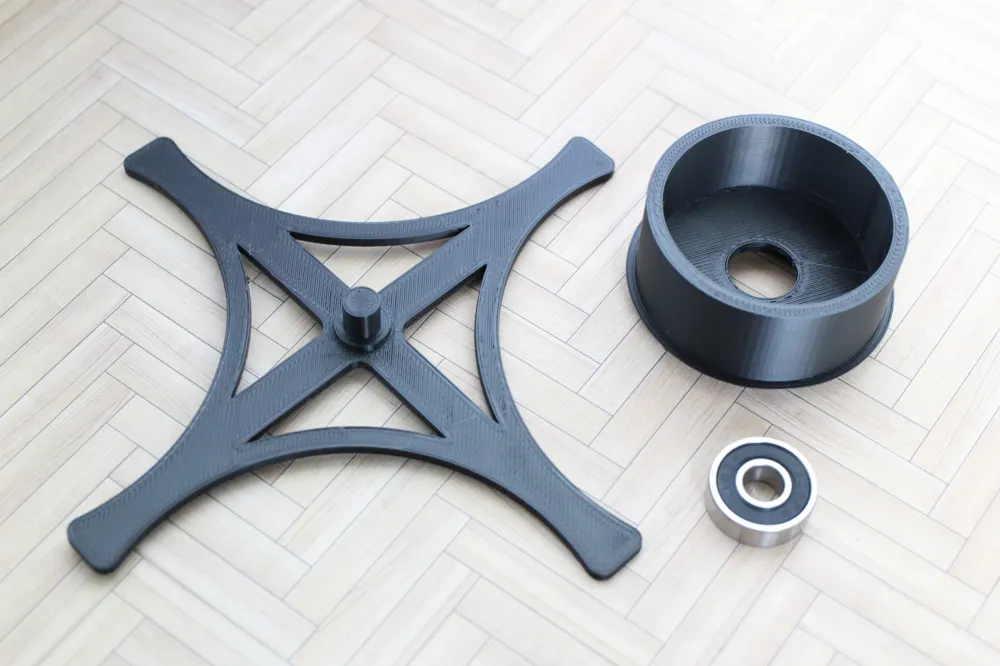 Empty spool to Turntable kit by Makidev - MakerWorld