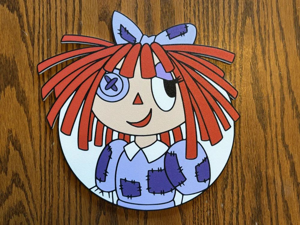 Señal de puerta de Ragatha de The Amazing Digital Circus - Modelo de ...