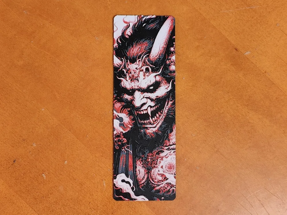 Oni Yokai Bookmark - Japanese Demon - Hueforge by Sarge MakerWorld ...