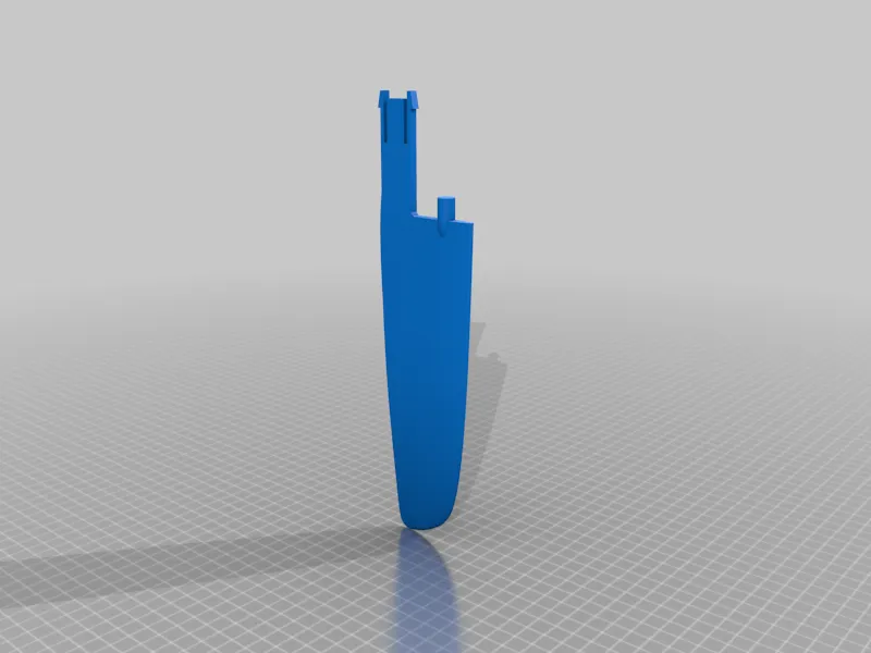 RC Laser Sailboat Rudder & Extension Sleeve & T-foil by ronindesu ...