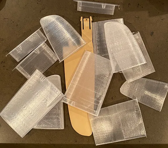 RC Laser Sailboat Rudder & Extension Sleeve & T-foil by ronindesu ...