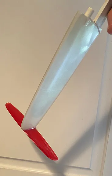 RC Laser Sailboat Rudder & Extension Sleeve & T-foil by ronindesu ...