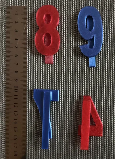 Number Clips - Free 3D Print Model - MakerWorld