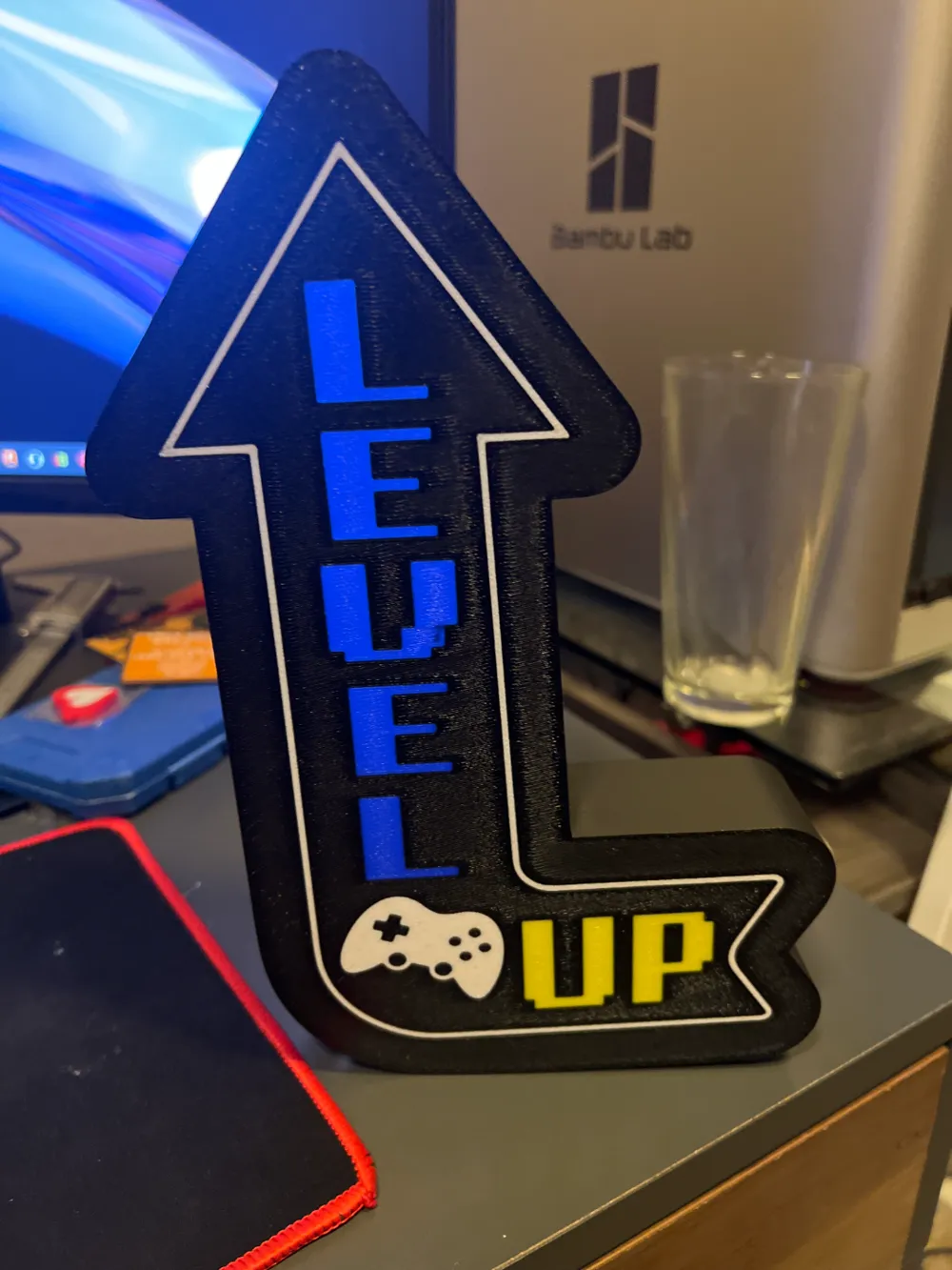 Level Up Lightbox by TwistedPrints3D - MakerWorld
