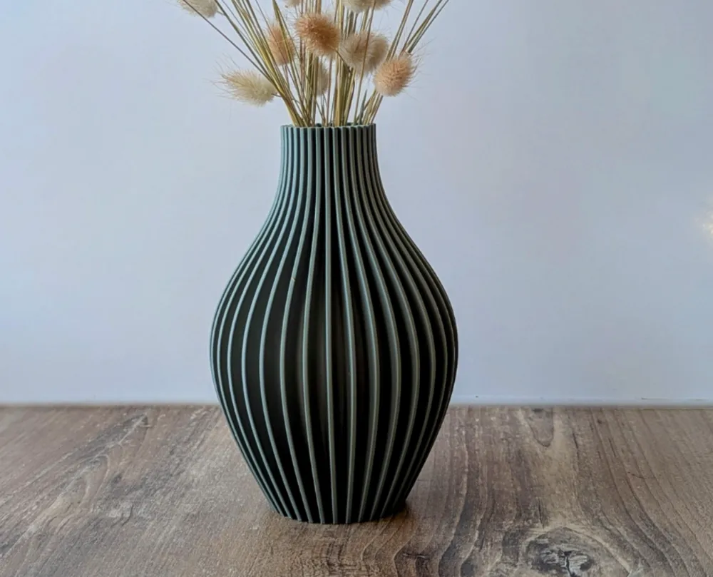 Olive Vase | by bixi | House Flower vase by bixi MakerWorld: Download Free 3D Models