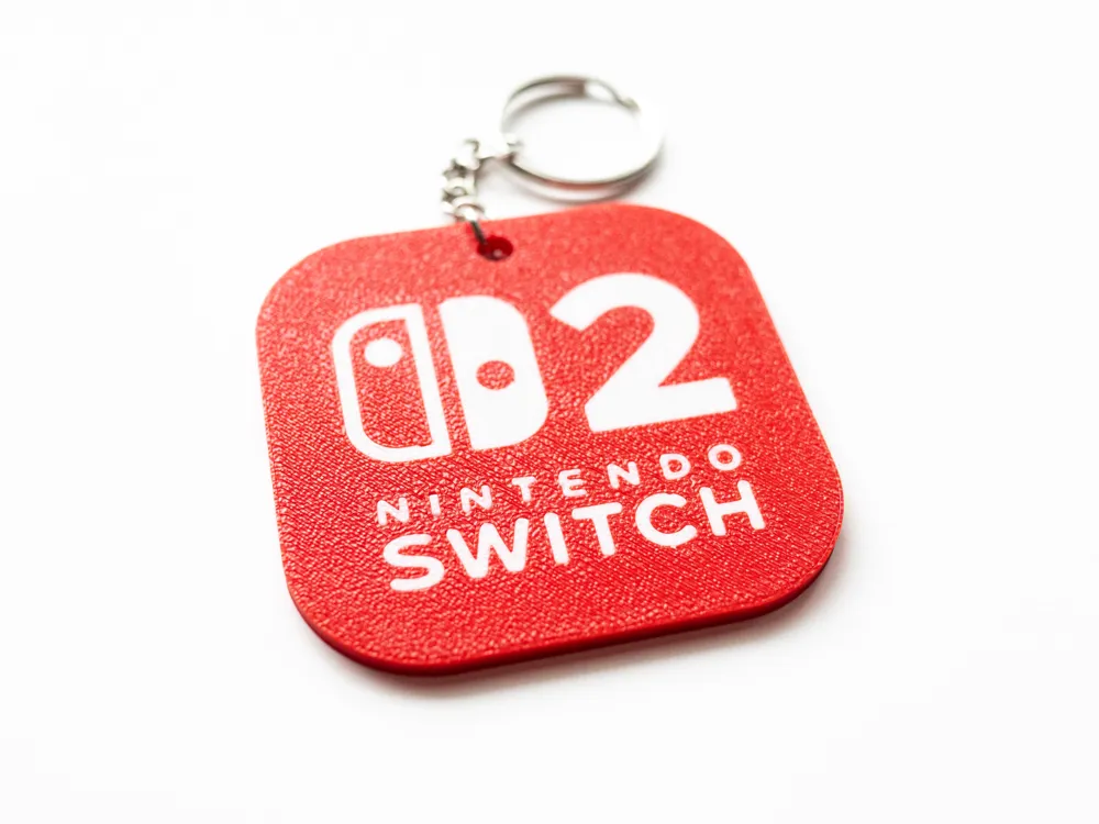 Nintendo Switch 2 Logo Keychain Pack! by Powerpill.prints - MakerWorld