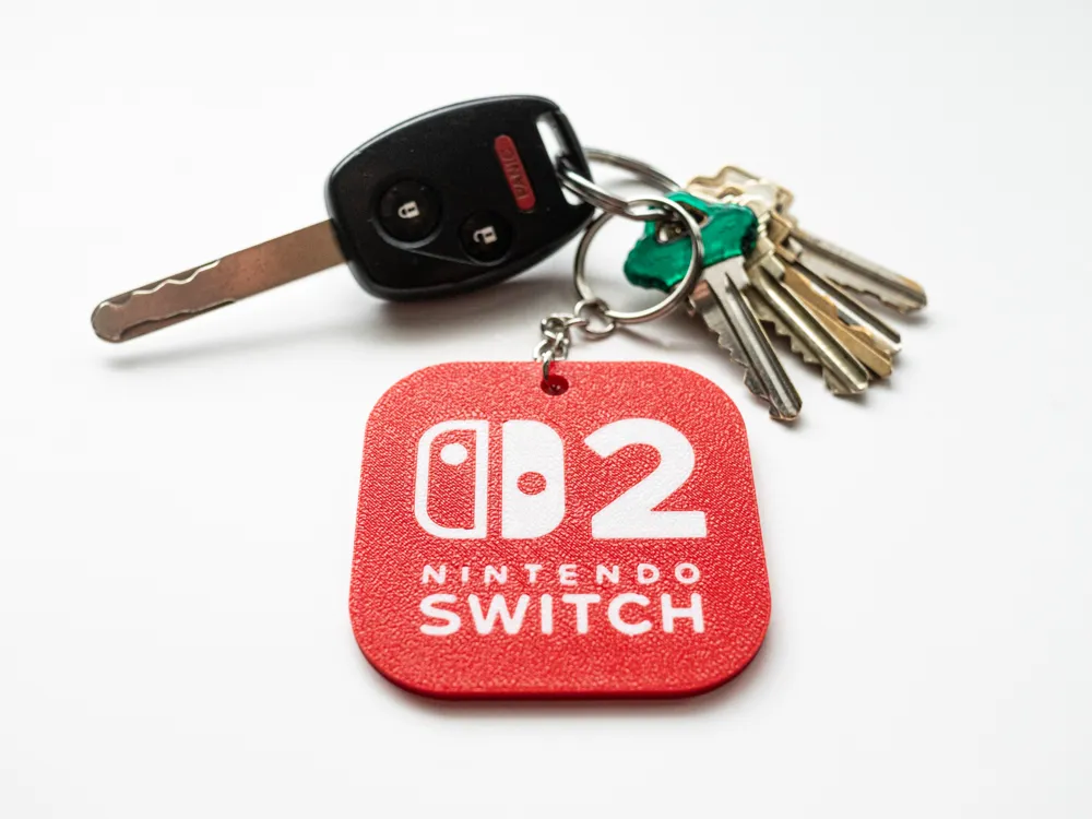 Nintendo Switch 2 Logo Keychain Pack! by Powerpill.prints - MakerWorld