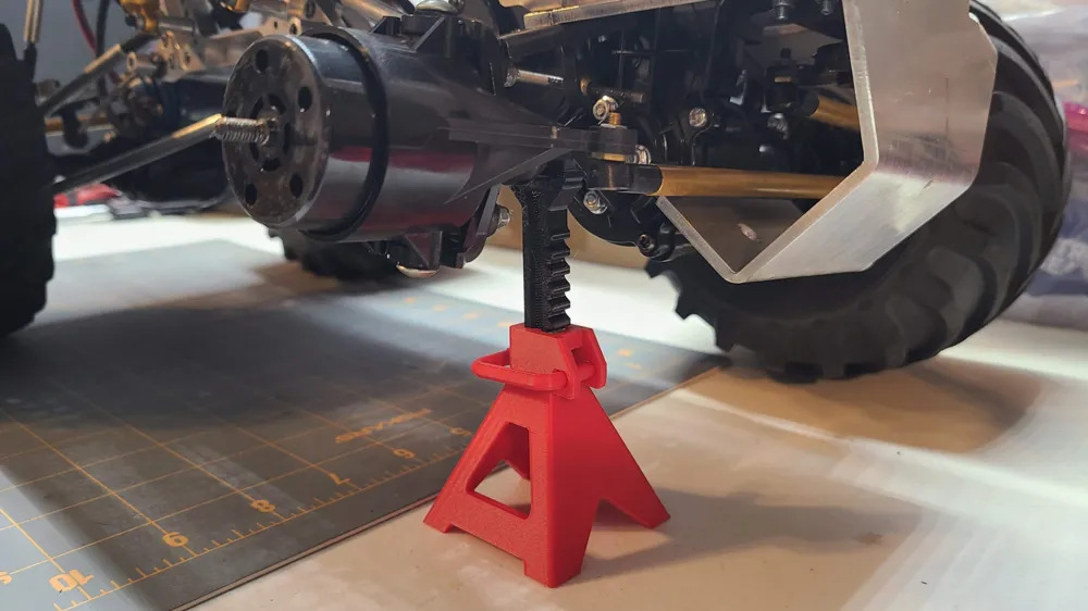 Functional RC Jackstands 1/10 Scale and Oversized - Free 3D Print Model ...