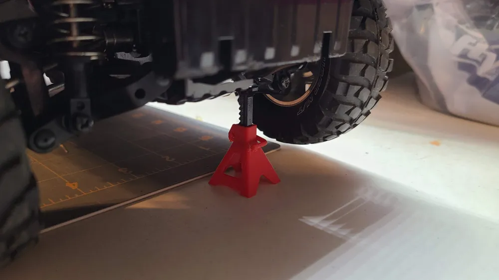Functional RC Jackstands 1/10 Scale and Oversized - Free 3D Print Model ...